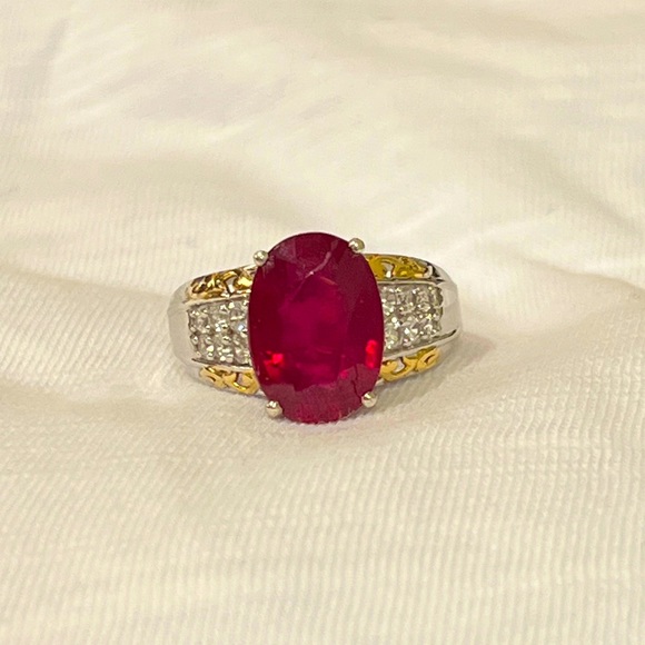 D’Joy | Jewelry | Djoy Sterling Silver 925 Ring With Gemstones Size 9 ...